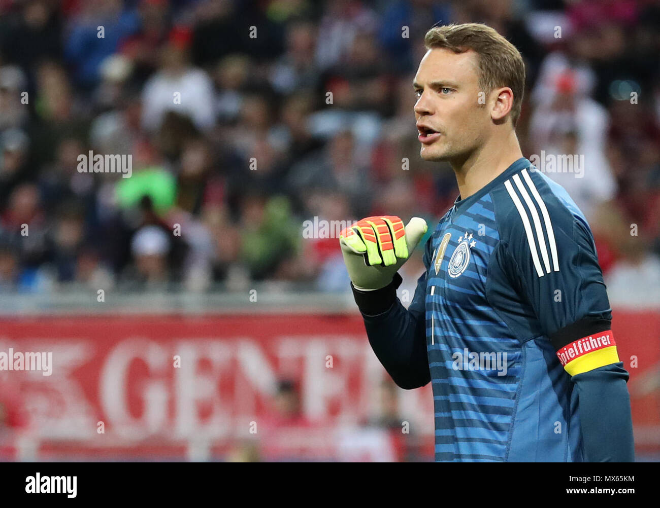 02 June 2018, Austria, Klagenfurt: Soccer international friendly ...