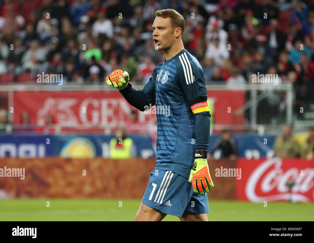 02 June 2018, Austria, Klagenfurt: Soccer international friendly ...