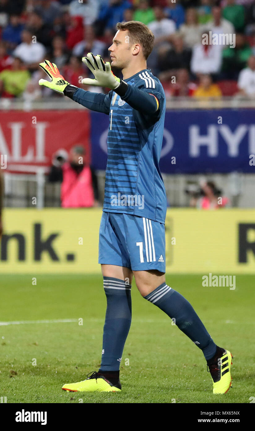 02 June 2018, Austria, Klagenfurt: Soccer international friendly ...
