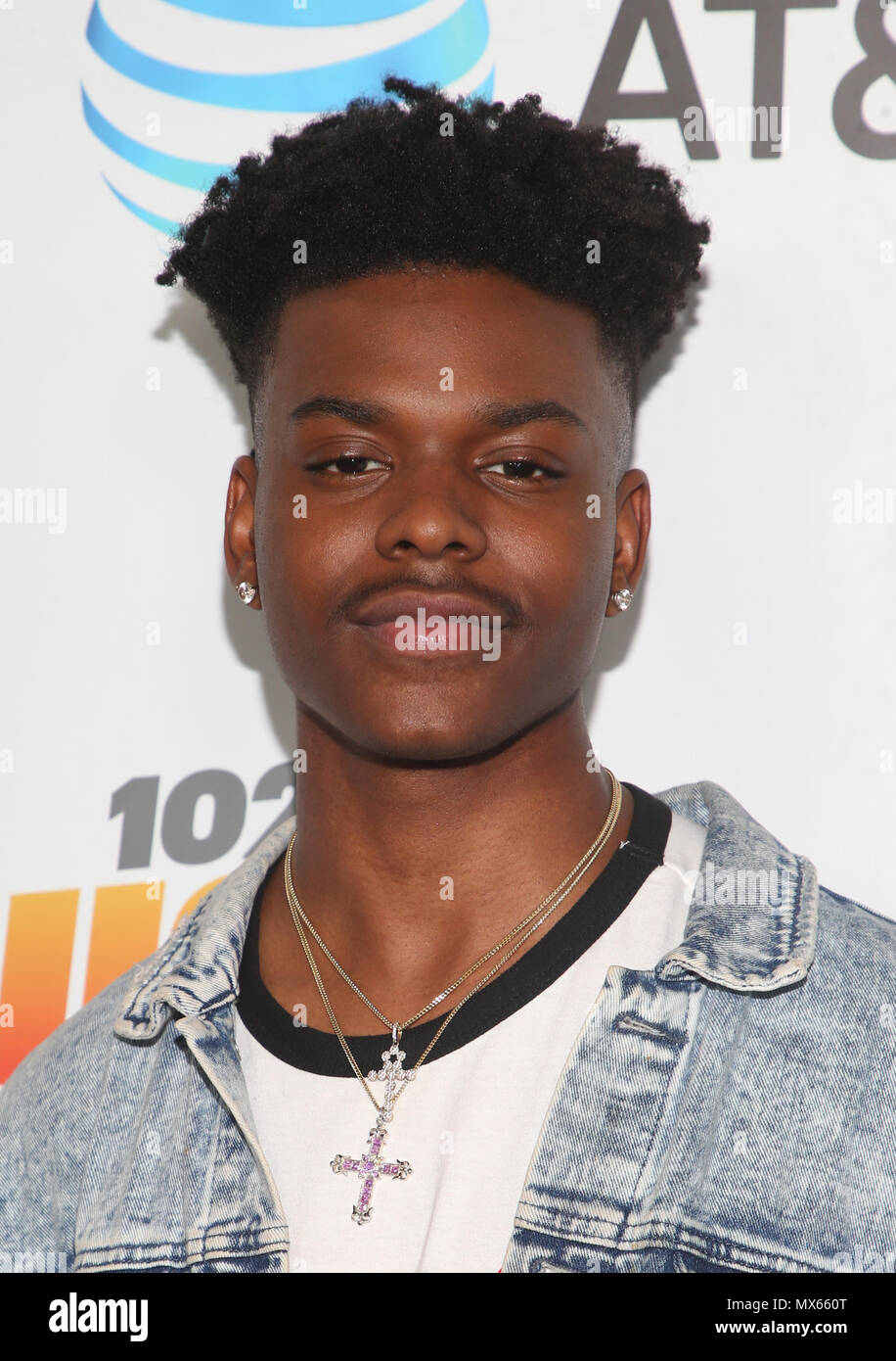 Los Angeles, Ca, USA. 2nd June, 2018. Aubrey Joseph, at iHeartRadio Wango Tango by AT&T at Banc ...