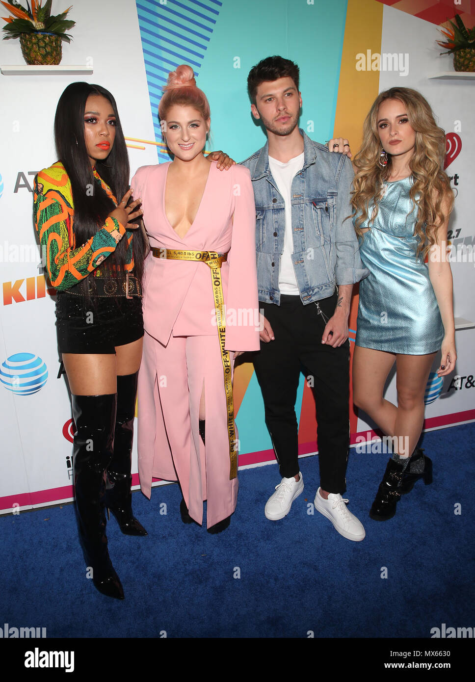 Los Angeles, Ca, USA. 2nd June, 2018. Carvena Jones, Meghan Trainor ...