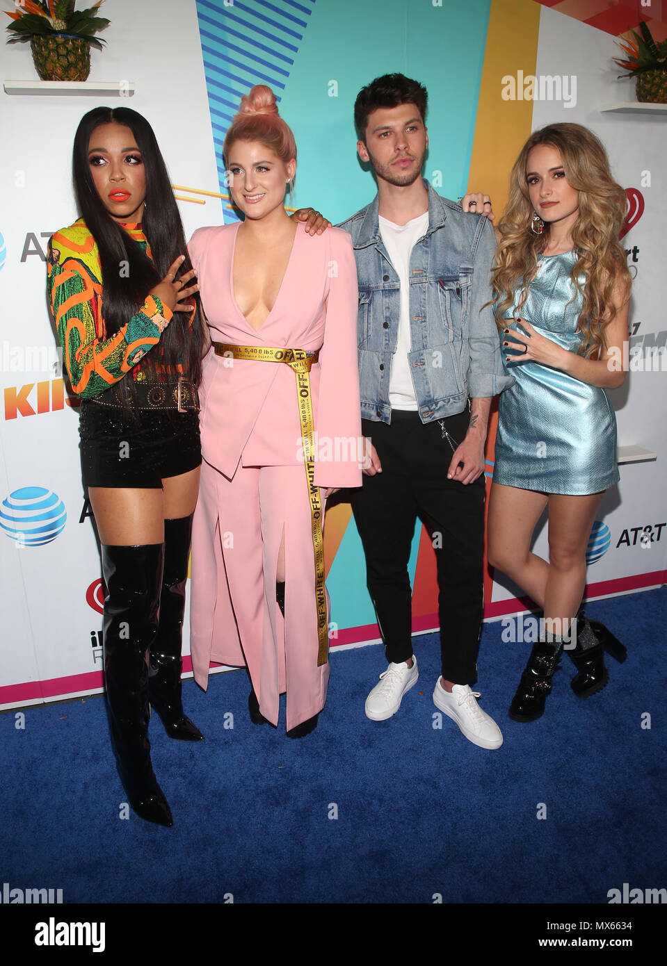 Los Angeles, Ca, USA. 2nd June, 2018. Carvena Jones, Meghan Trainor ...