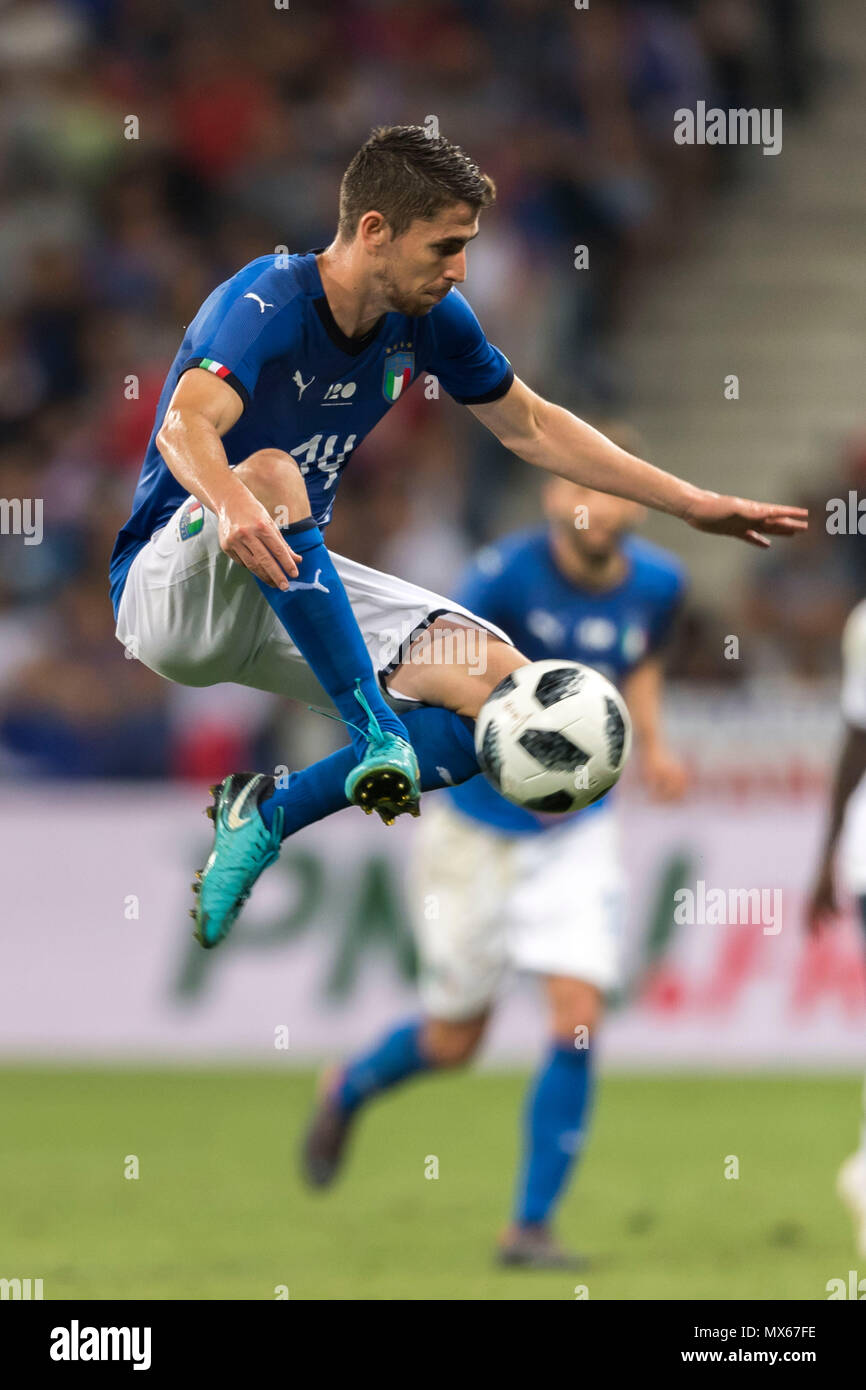 Jorginho Luiz Frello Filho of Italy during the International Friendly ...