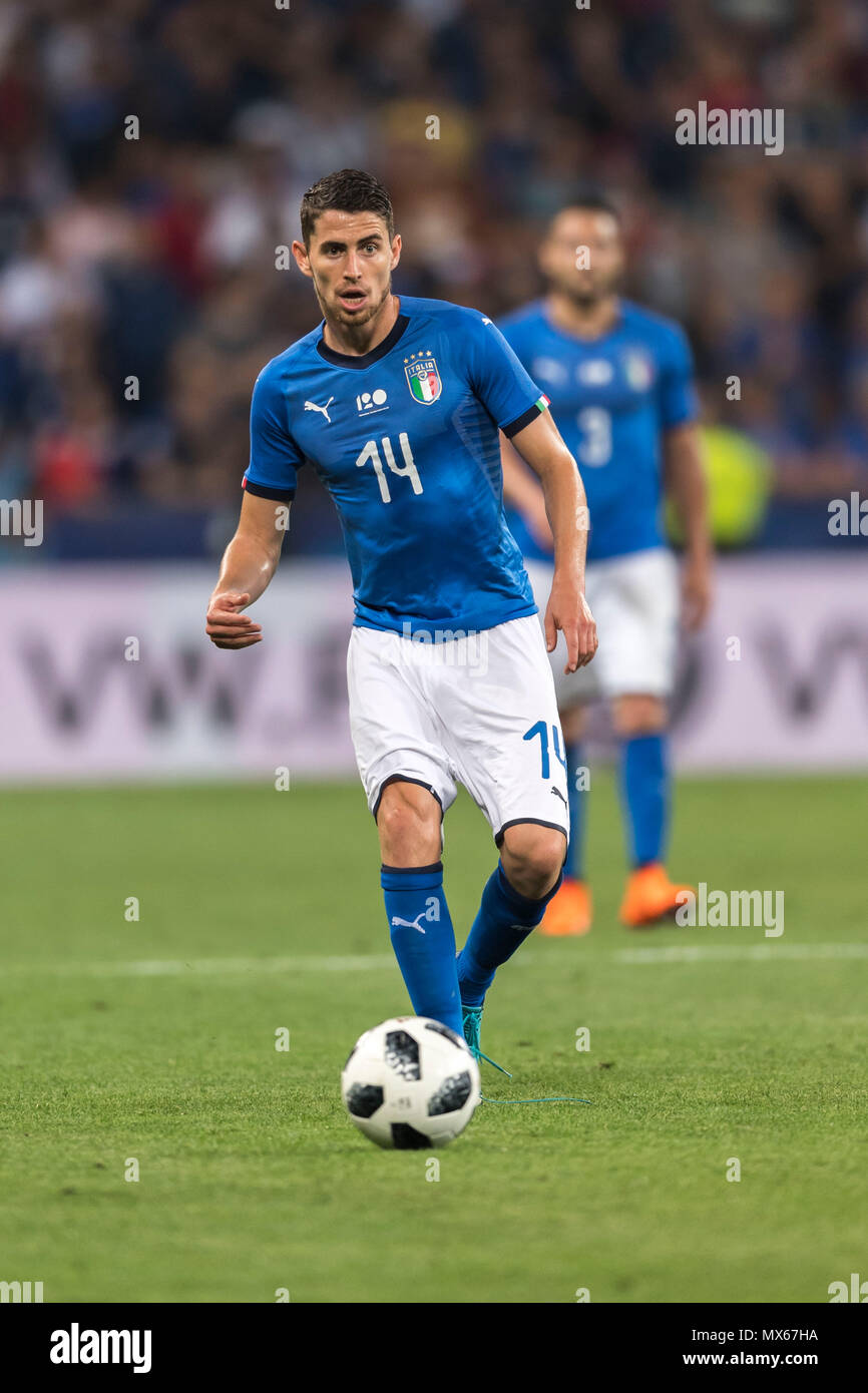 Jorginho Luiz Frello Filho of Italy during the International Friendly ...