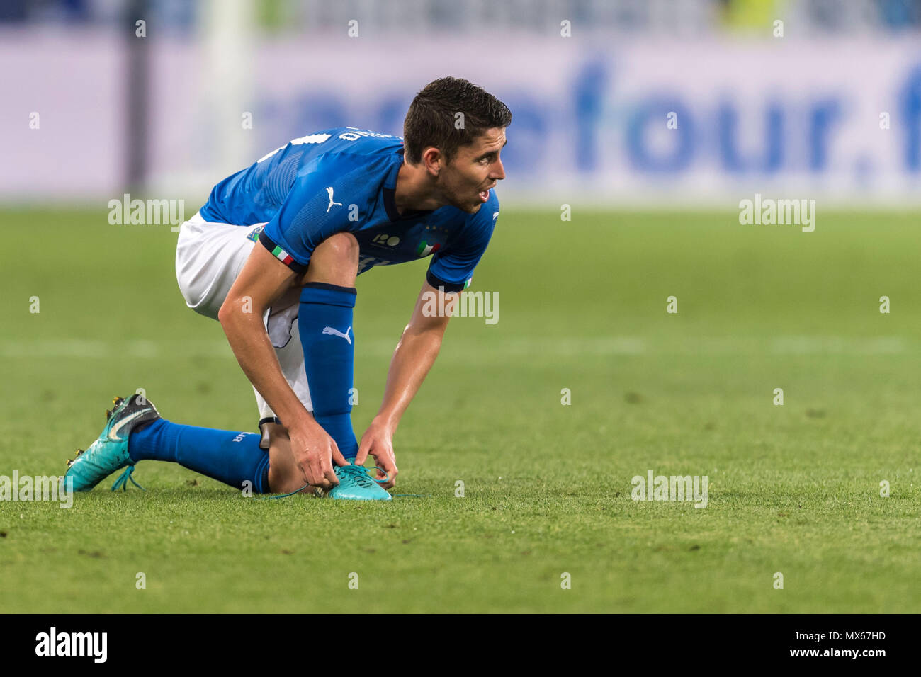 Jorginho Luiz Frello Filho of Italy during the International Friendly ...