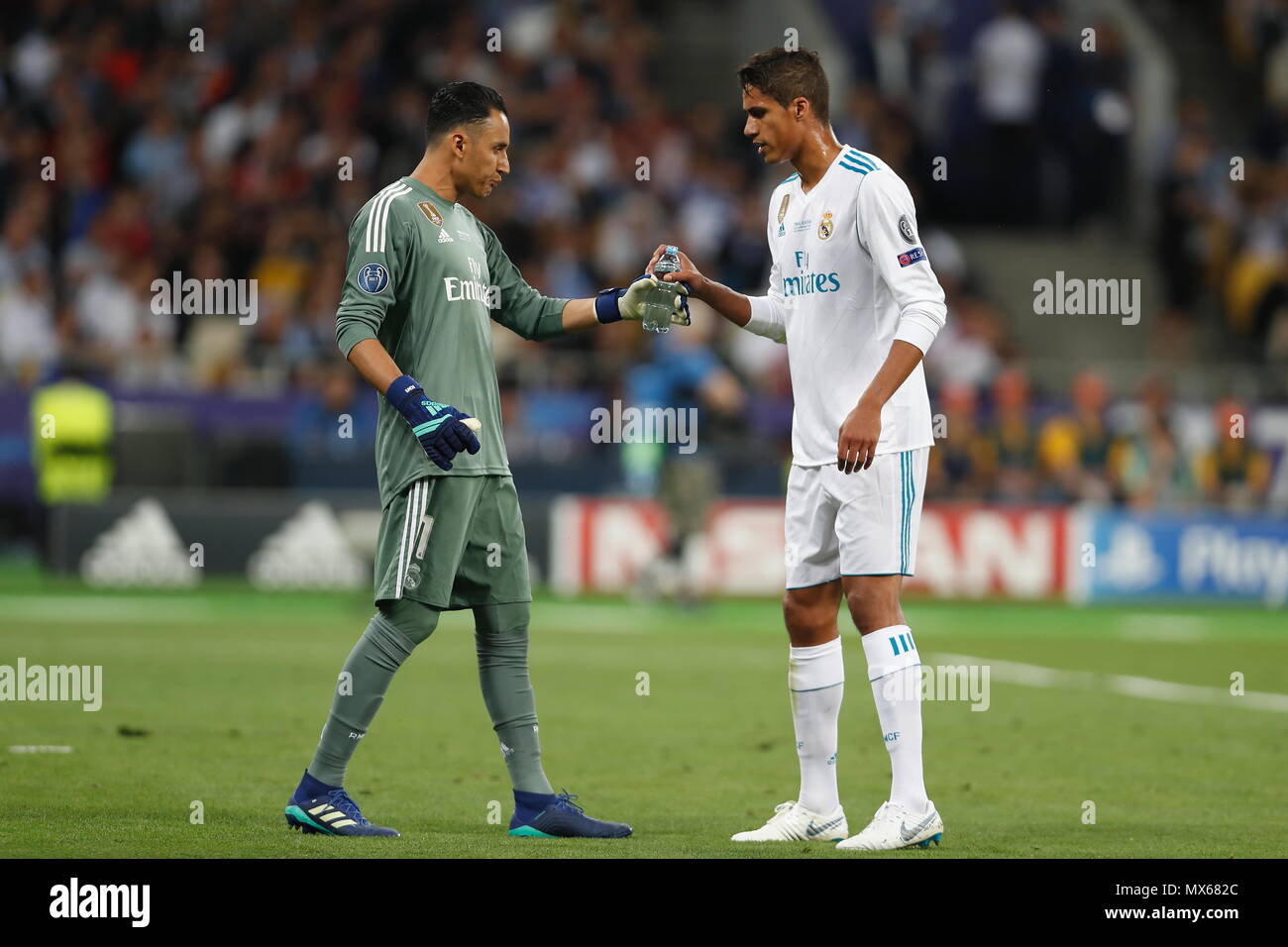 (L-R) Keylor Navas, Raphael Varane (Real), MAY 26, 2018 - Football ...