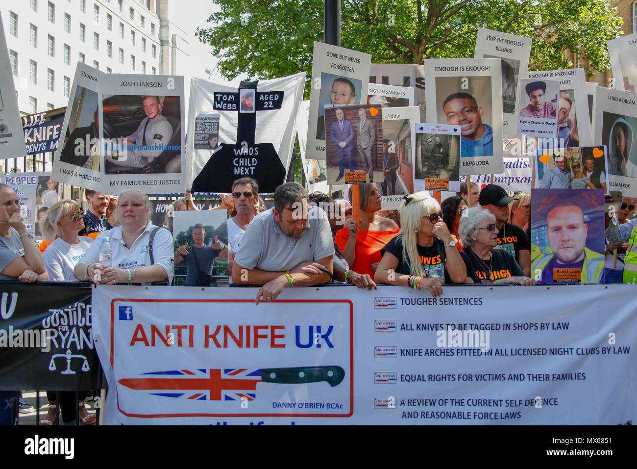 Knife crime protest hi-res stock photography and images - Alamy