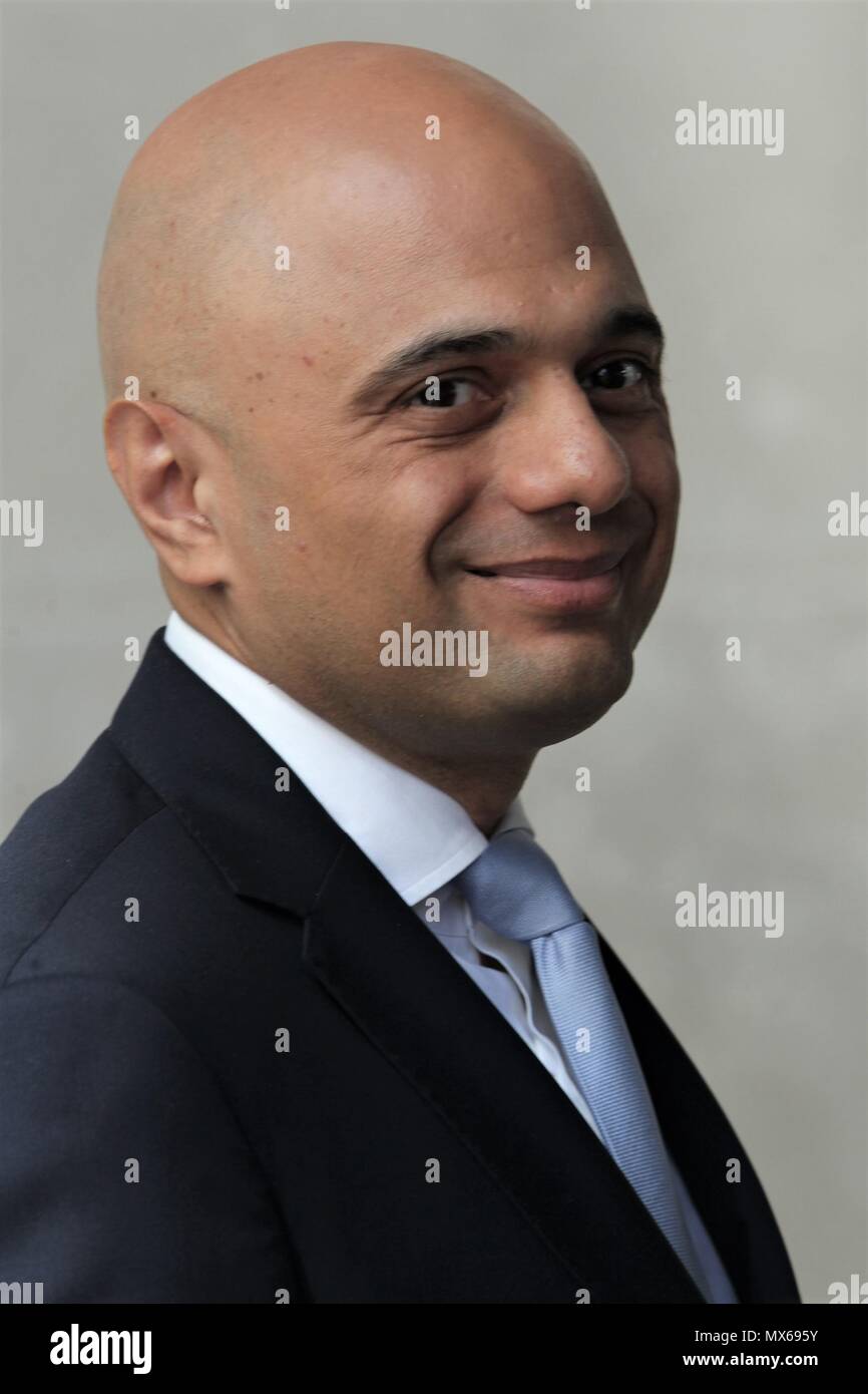 London, UK, 3rd June, 2018. Sajid Javid, Home Secretary seen at the BBC ...