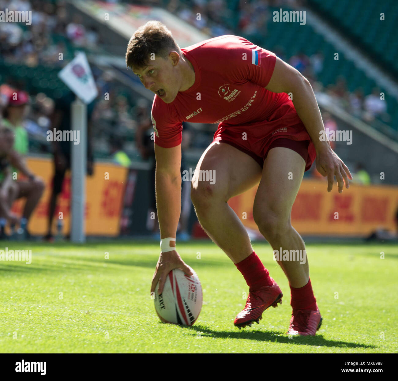 Rugby sevens quarter final game hi-res stock photography and images - Alamy
