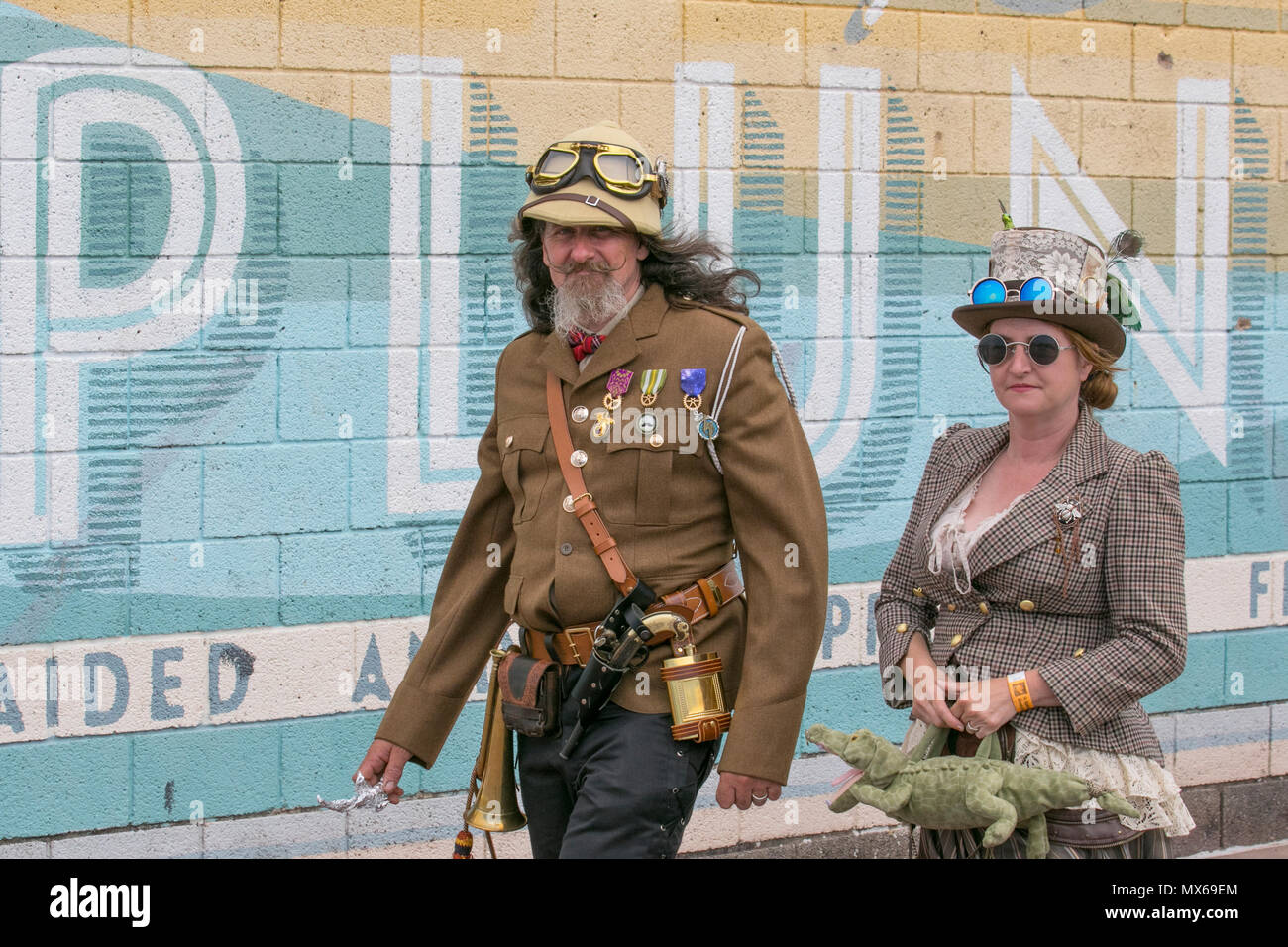 Morecambe, Lancashire UK 3rd Jun, 2018. A Splendid Day Out, a full ...