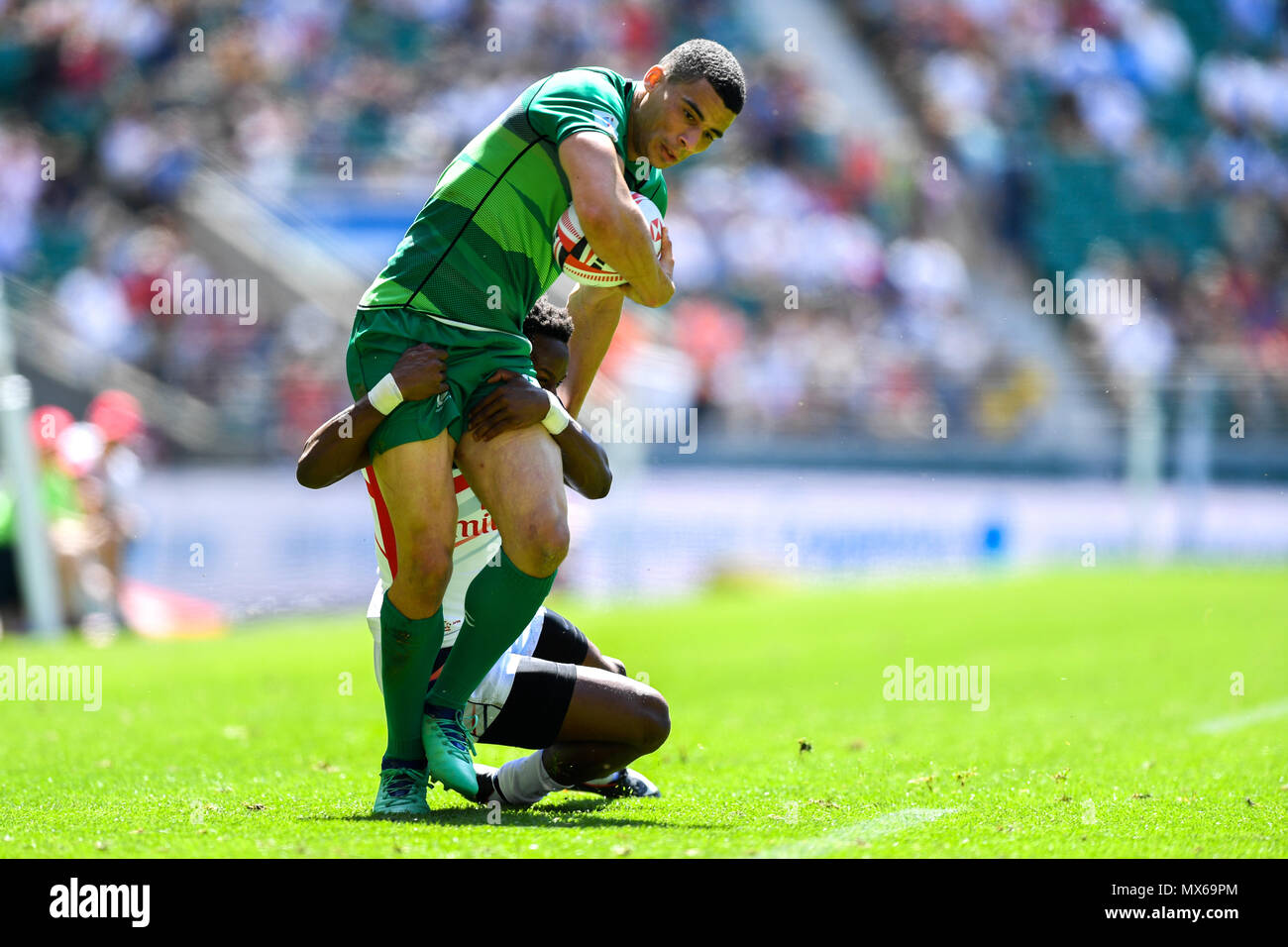 Rugby sevens quarter final game hi-res stock photography and images - Alamy