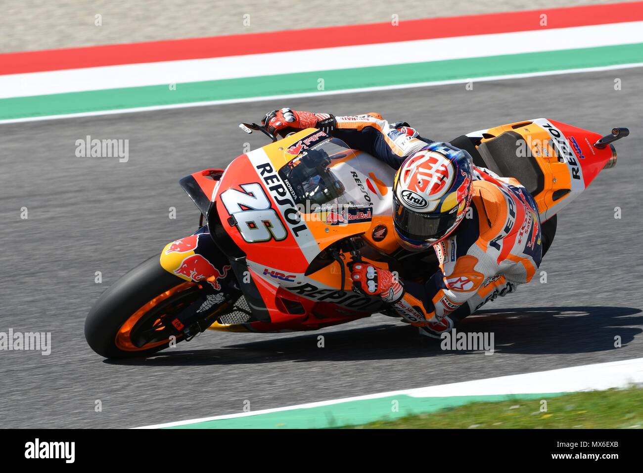 MUGELLO - ITALY, 2 JUNE: Spanish Honda Repsol Team rider Daniel Pedrosa ...