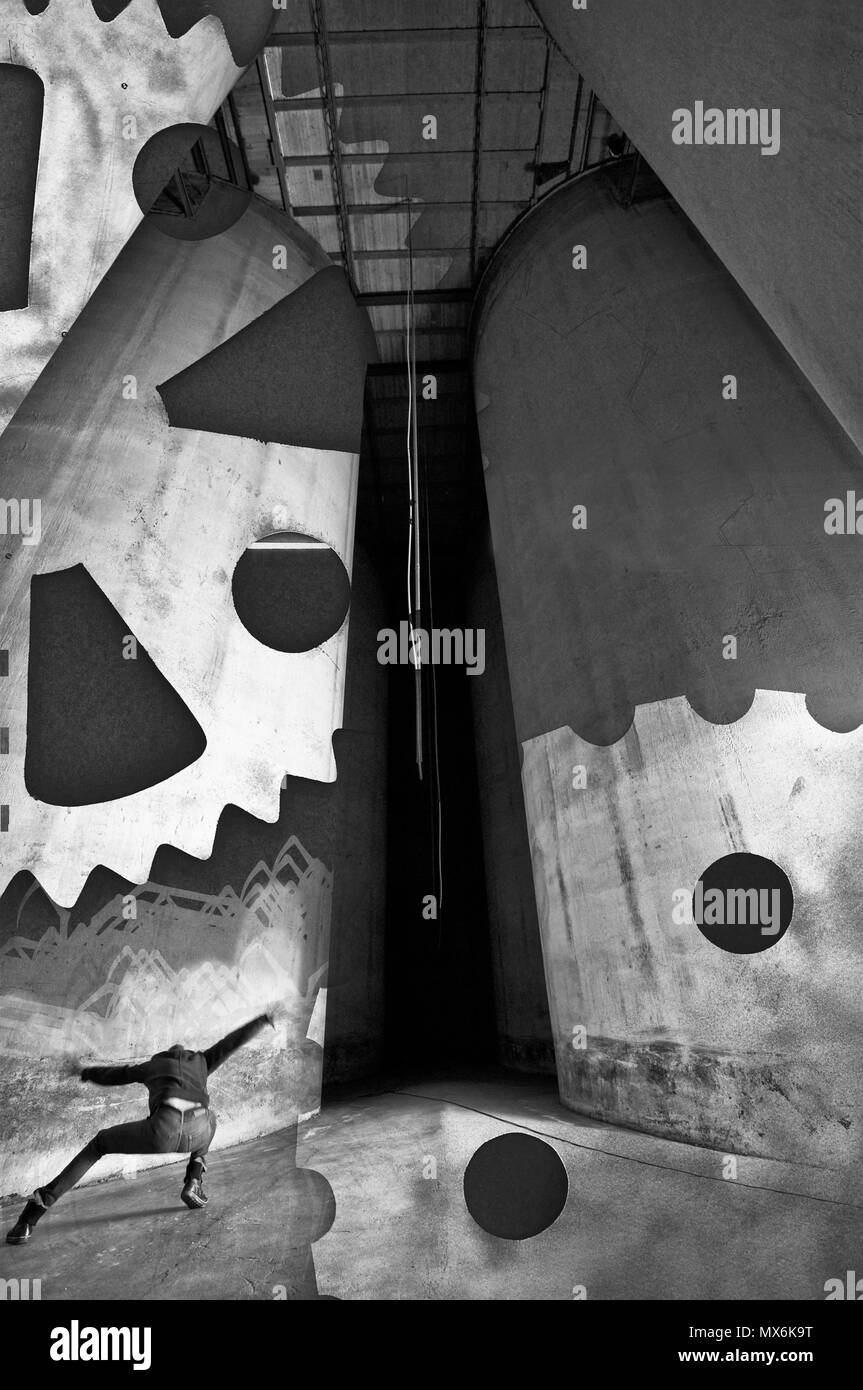 Small people big Black and White Stock Photos & Images - Alamy