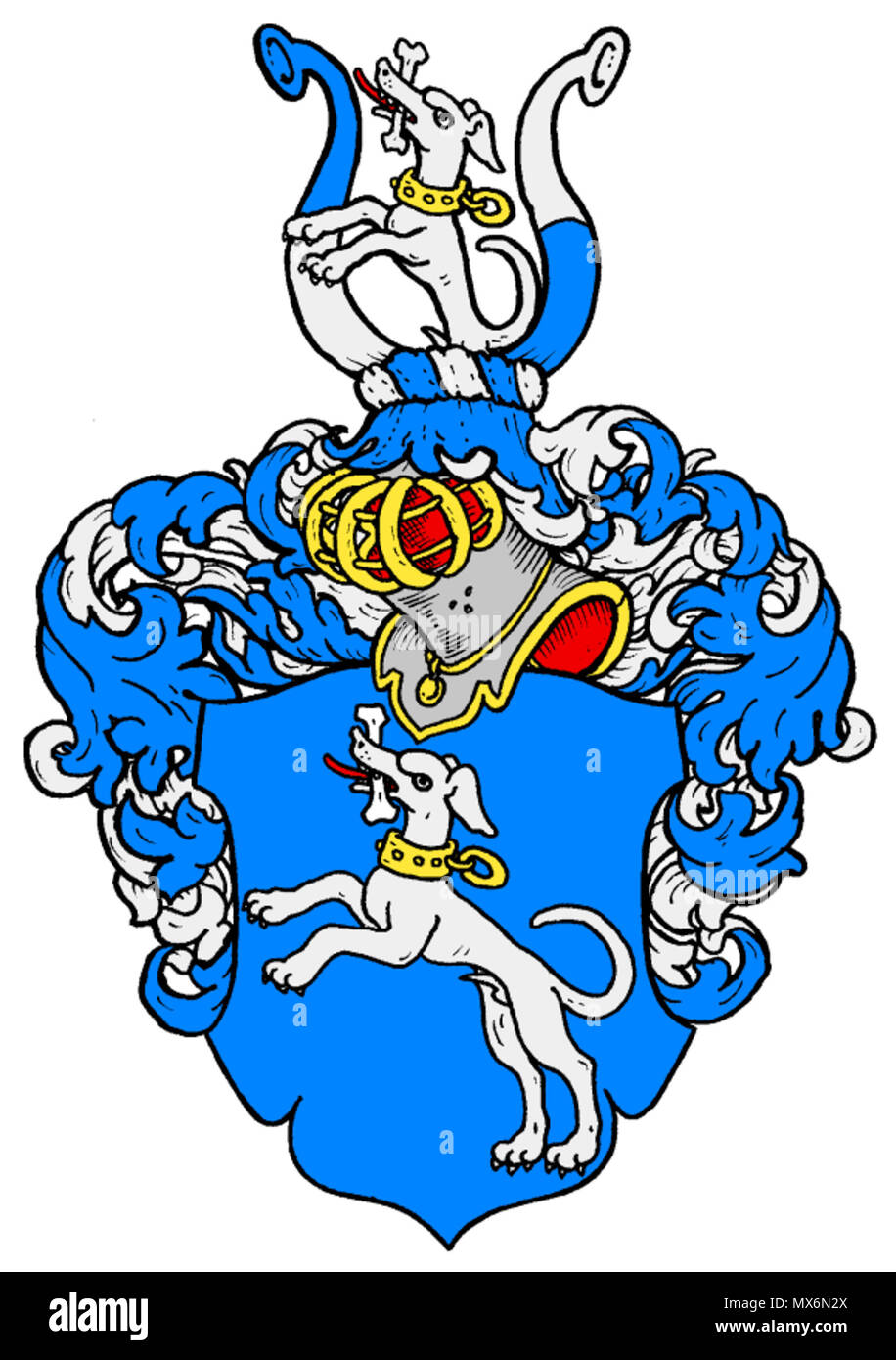 . Français : Armoiries de la famille allemande (von) Rodde. XVIe siècle ...