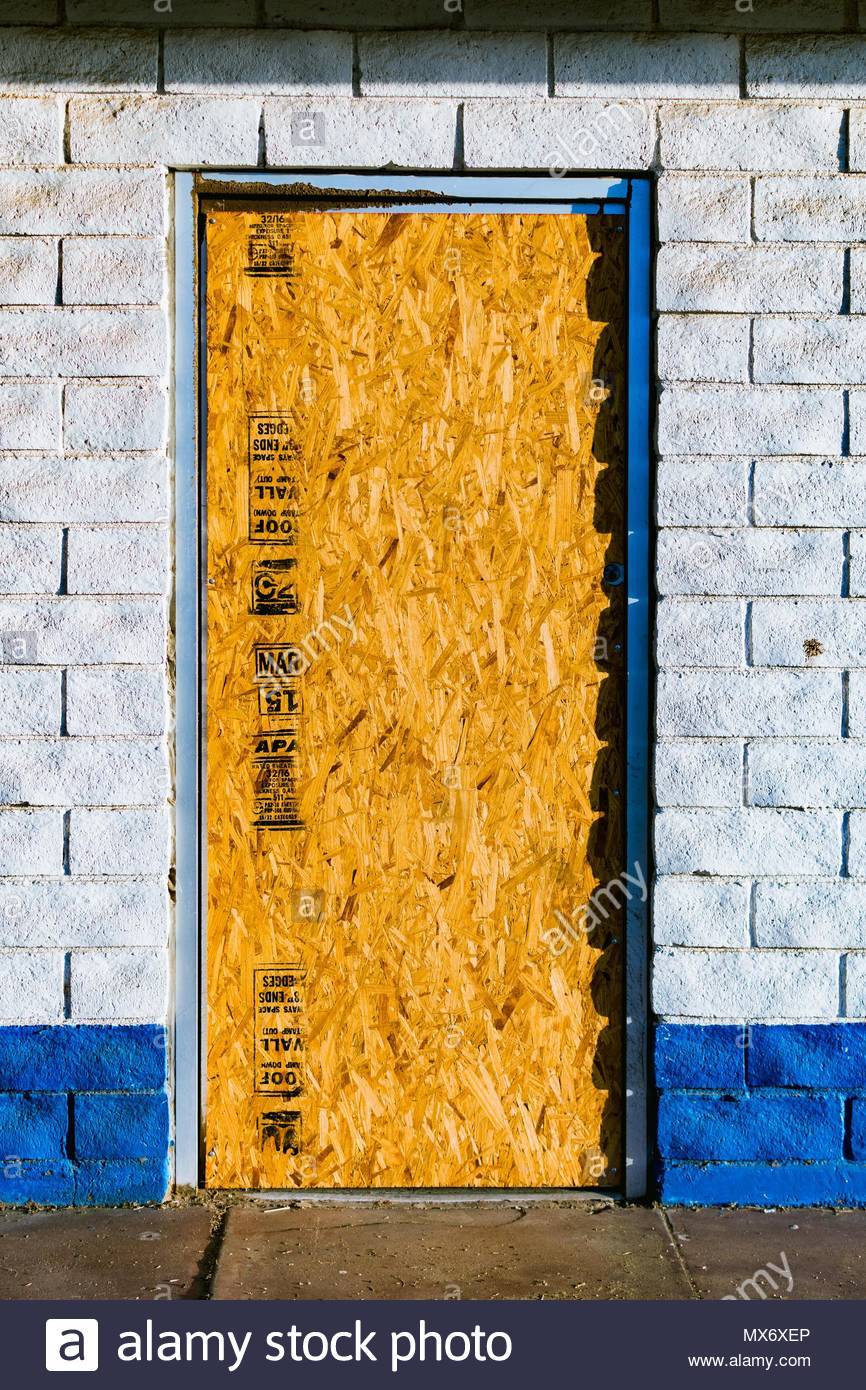 Boarded Up Door High Resolution Stock Photography and Images - Alamy