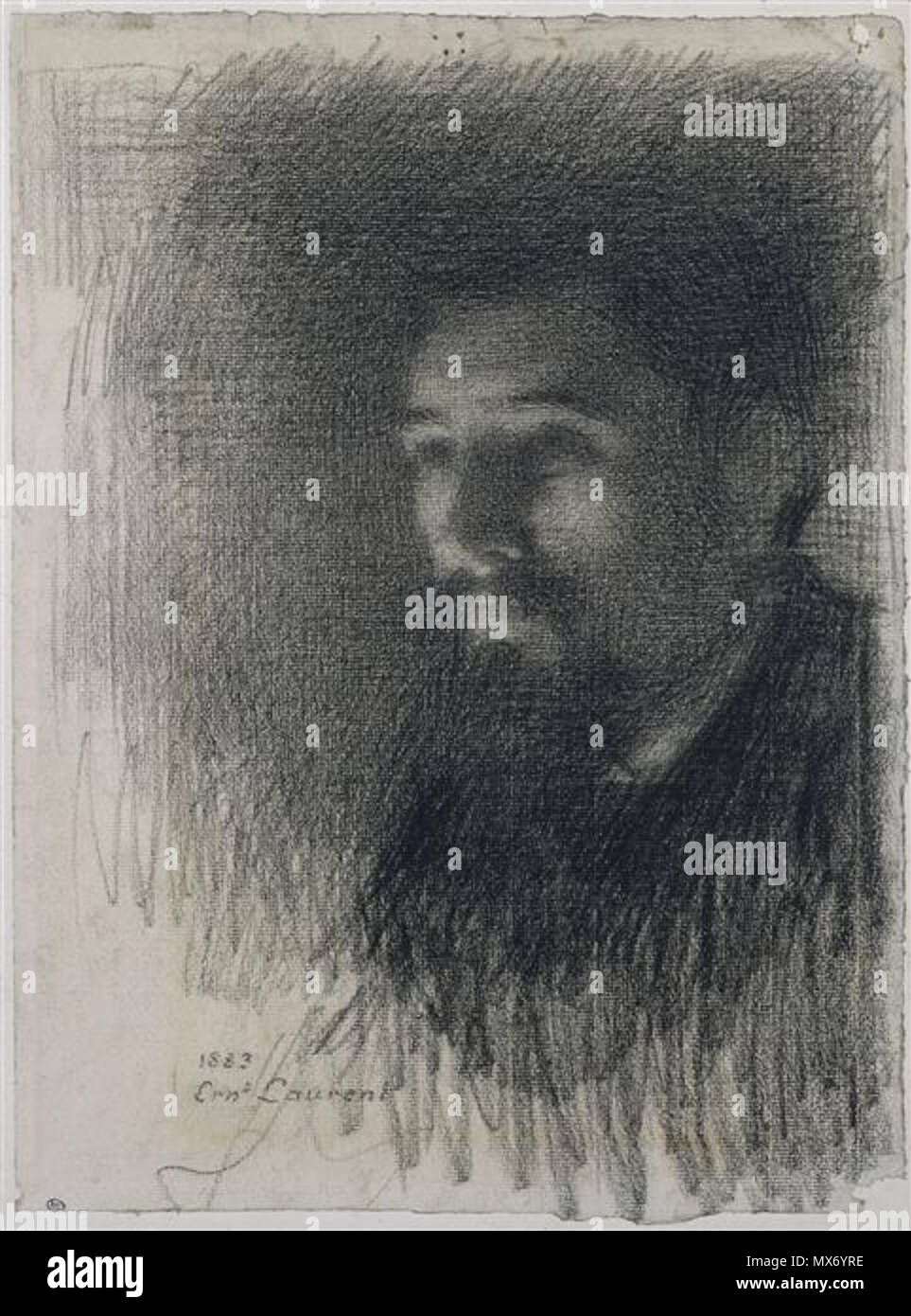 . Portrait de Georges Seurat, dessin, 39x29 cm, Louvre, Paris . 1883 ...