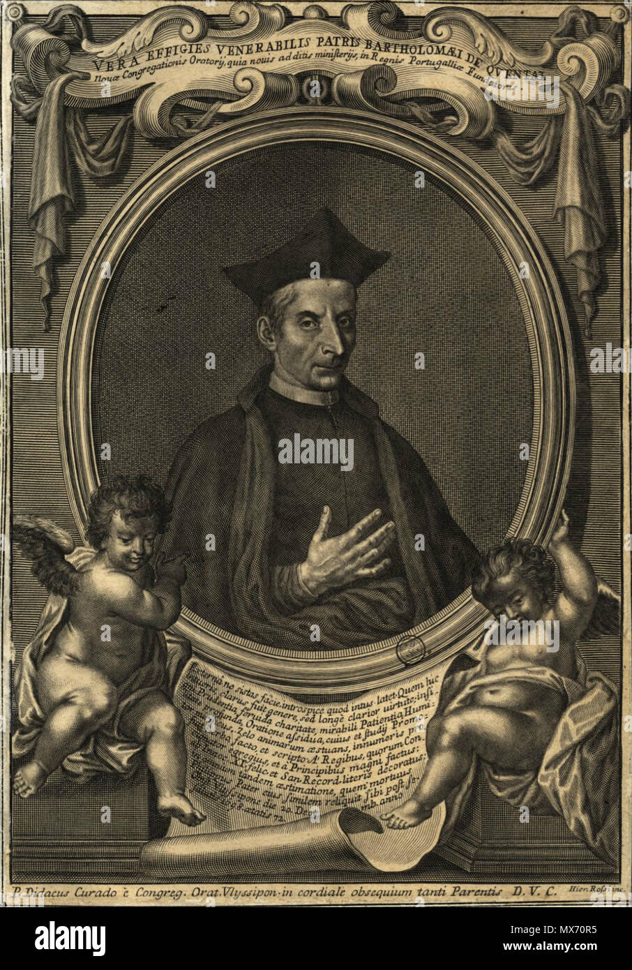 . English: Engraving of Bartolomeu de Quental (1626-1698), Portuguese ...