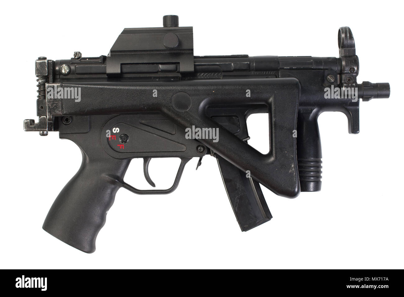 german submachine gun MP5 isolated Stock Photo - Alamy