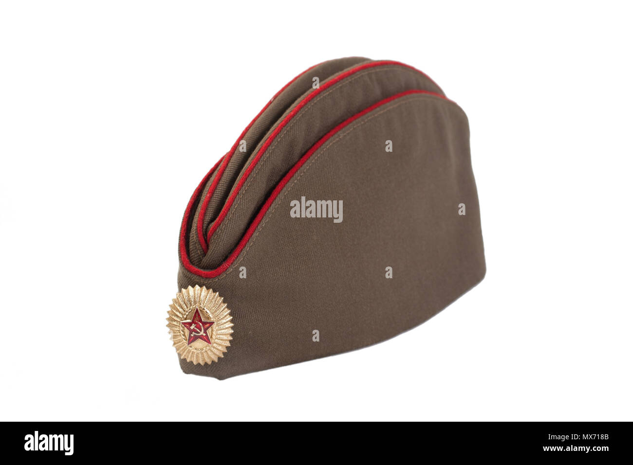 Soviet Army officers forage-cap Stock Photo - Alamy