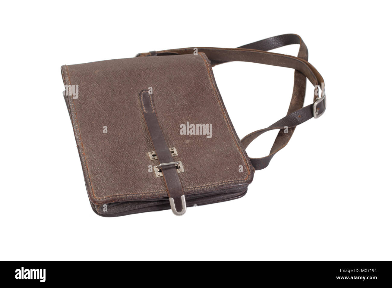 Military map-case of the soviet officer isolated on white Stock Photo ...