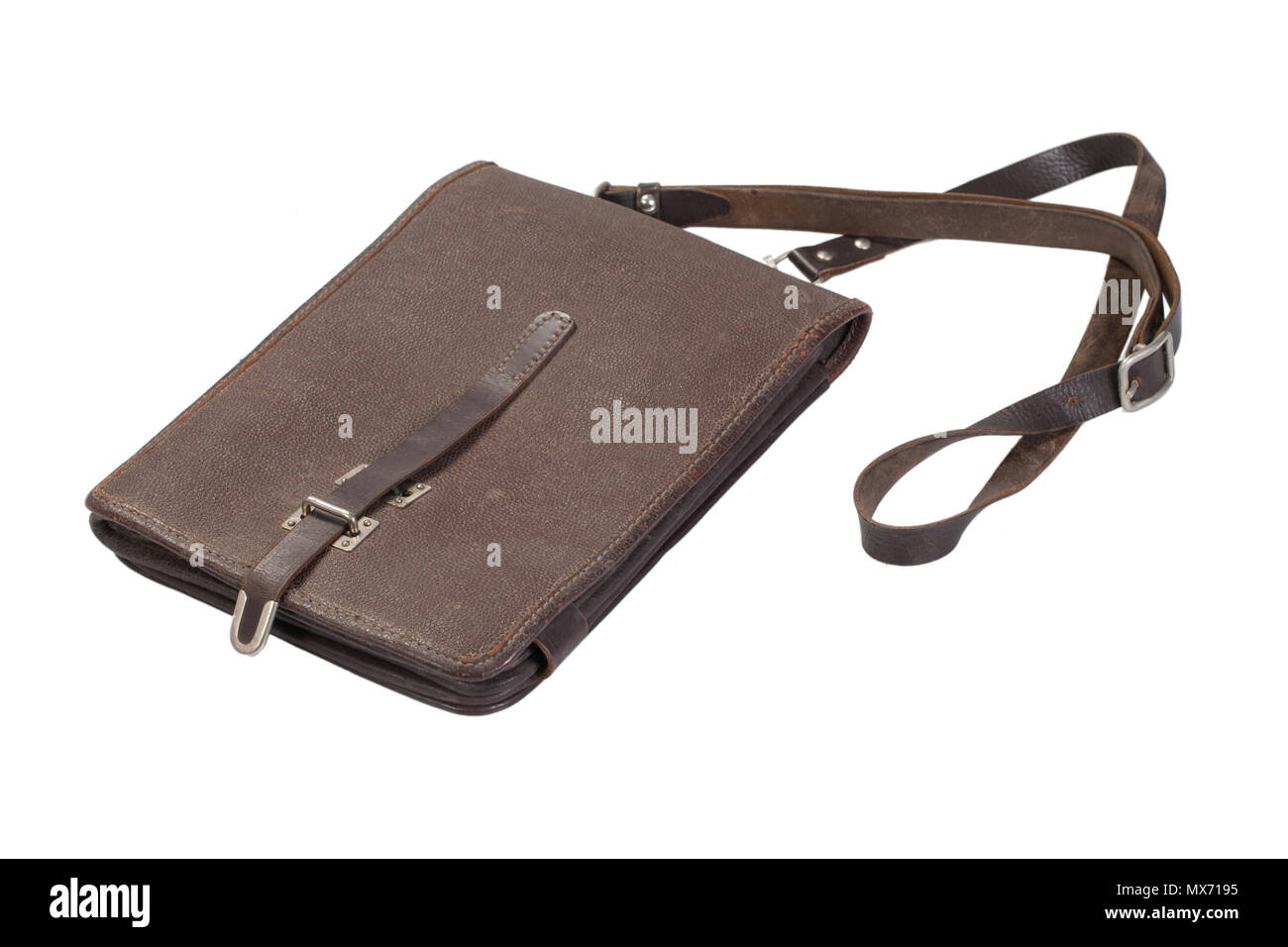 Military map-case of the soviet officer isolated on white Stock Photo ...