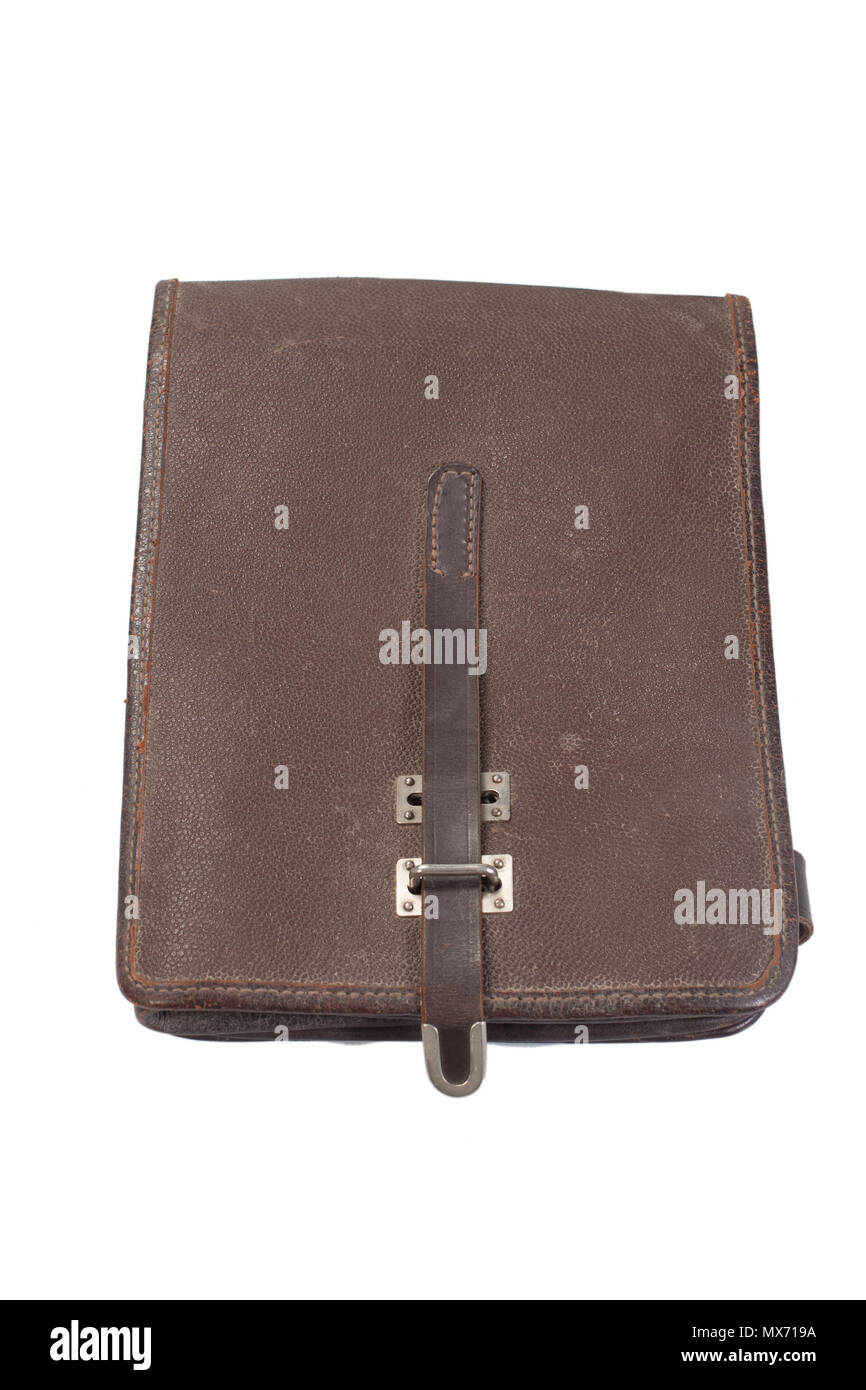 Military map-case of the soviet officer isolated on white Stock Photo ...