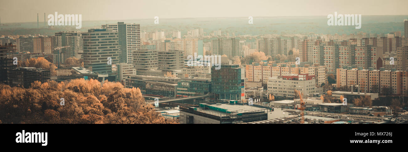 Bratislava cityscape with a modern apartment buildings, Slovakia Stock ...