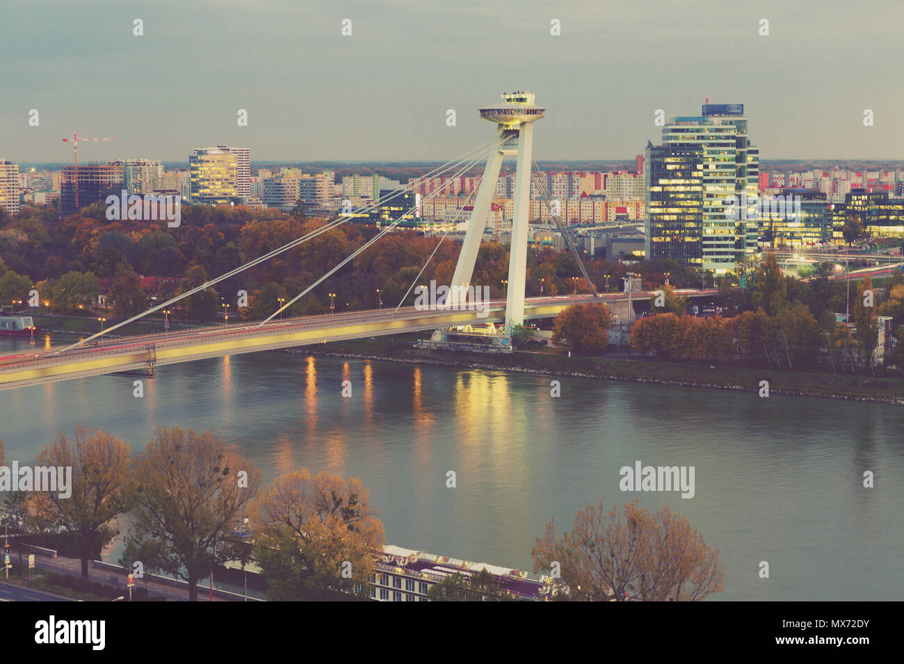 Asymmetrical cable stayed bridge hi-res stock photography and images ...