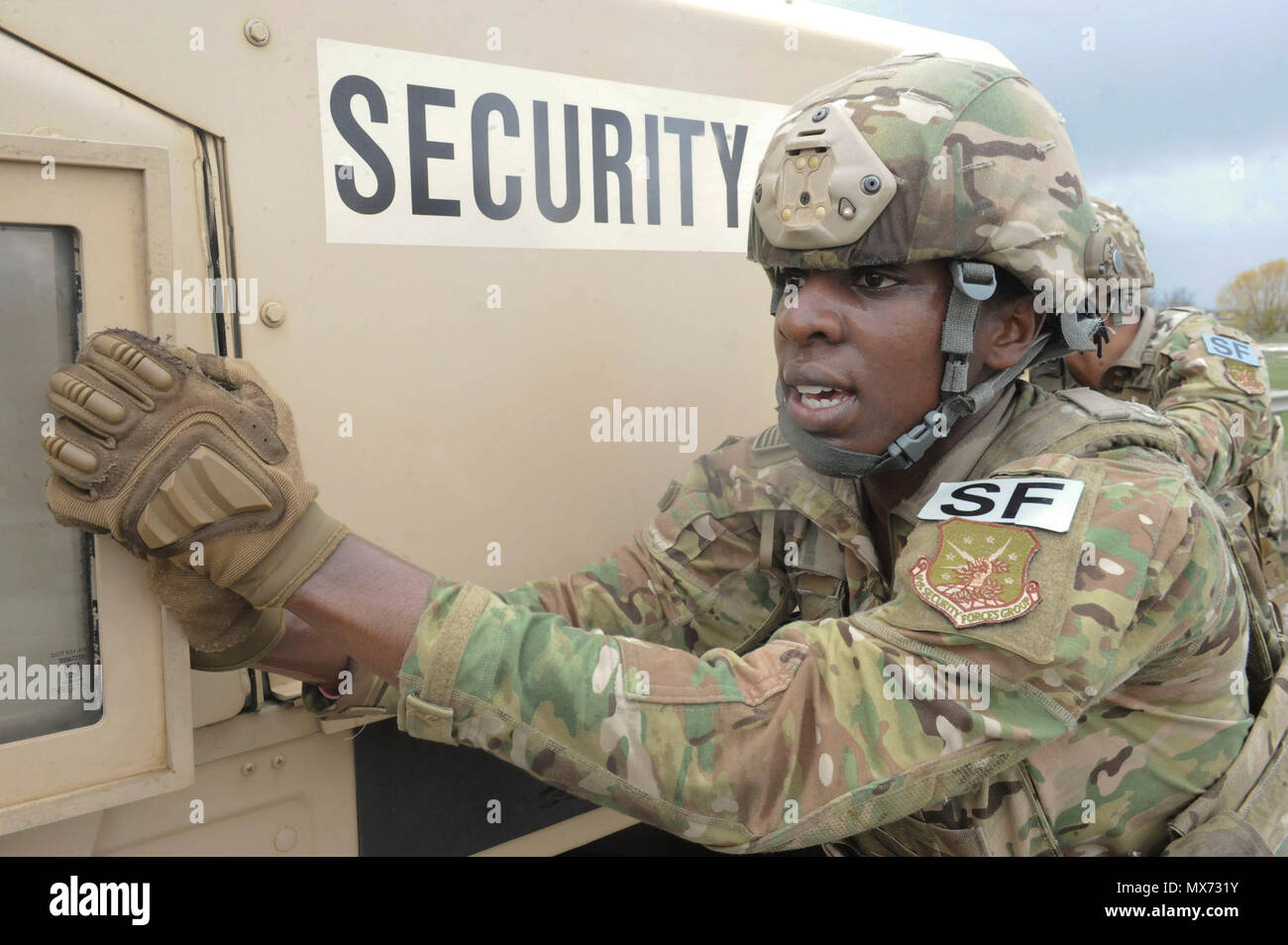 Airman 1st Class Rosa Young, 891st Missile Security Forces Squadron response force member ...