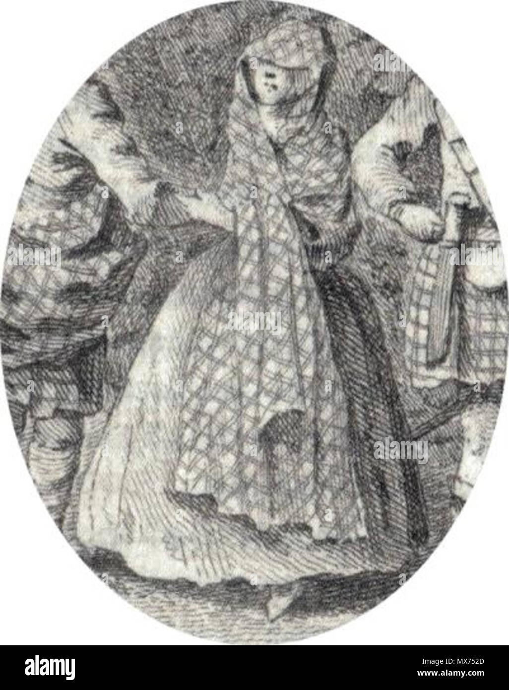 Wearing a plaid shawl hi-res stock photography and images - Alamy