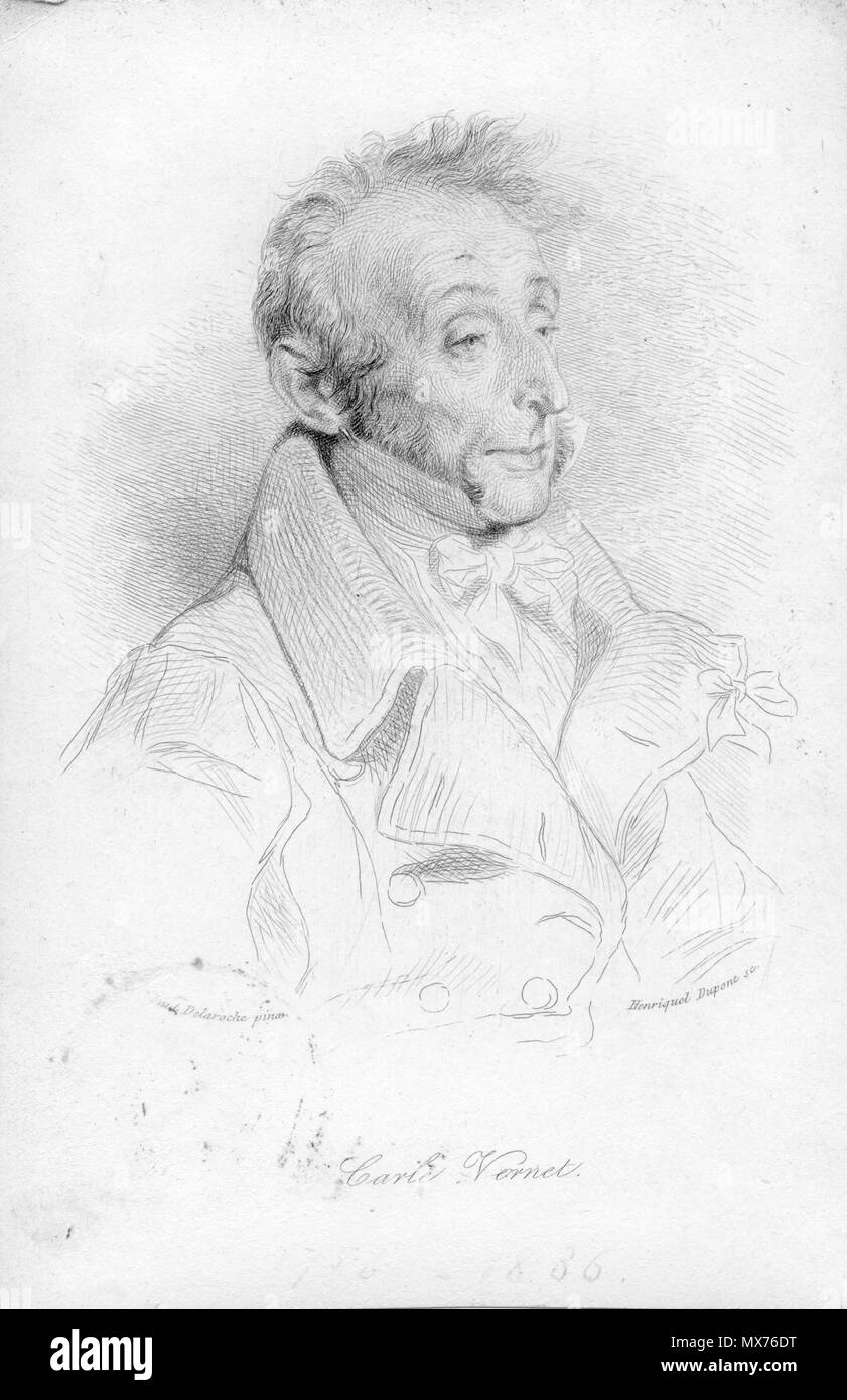 Portrait carle vernet hi-res stock photography and images - Alamy