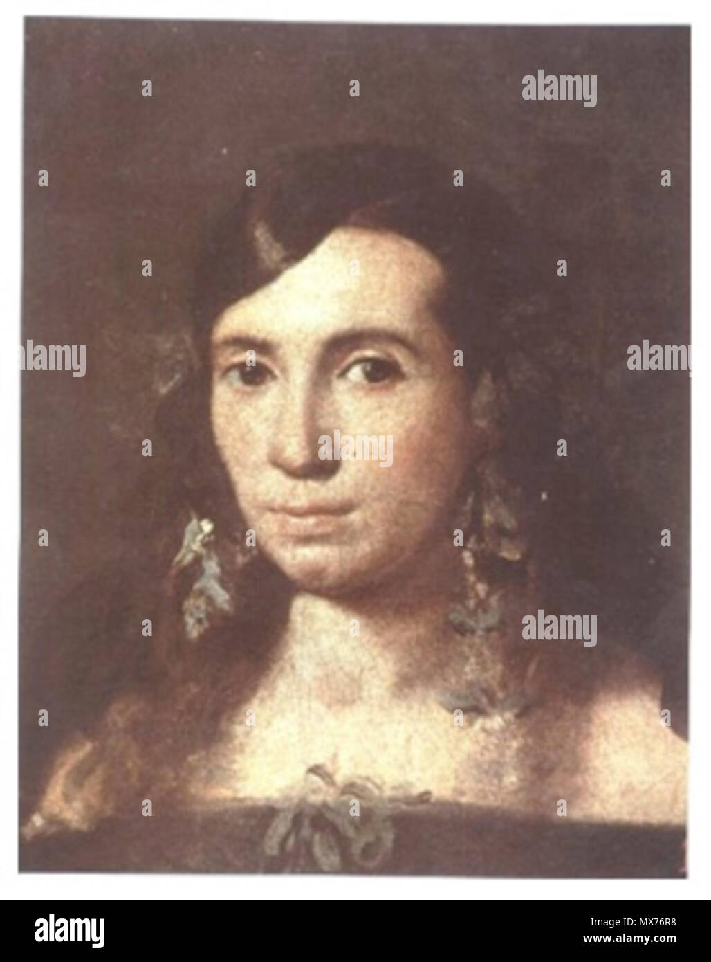 116 Carreño-retrato de dama desconocida Stock Photo - Alamy