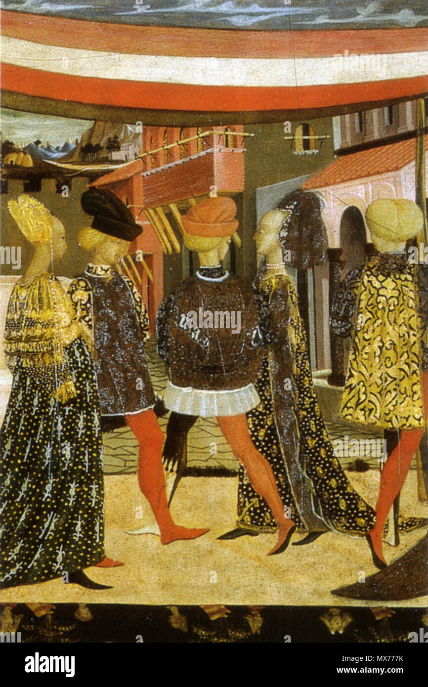 . Cassone Adimari, by Scheggia, Galleria dell'Accademia, Firenze. 1450s ...