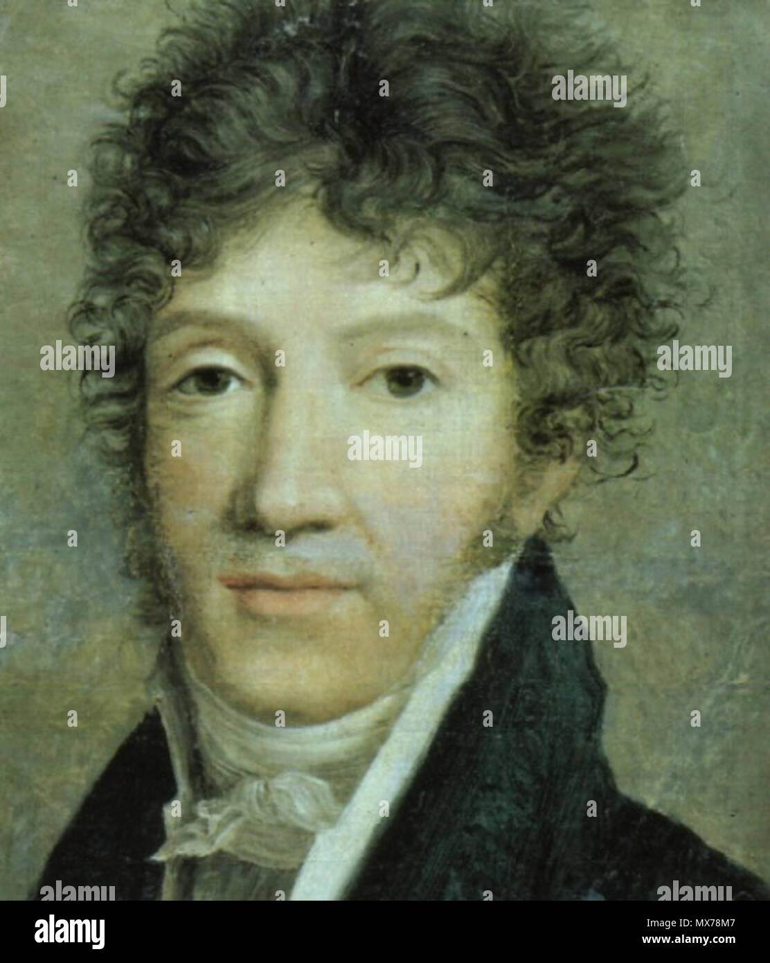 . Ciro Menotti, Italian patriot . 1820s. Unknown 132 Ciro Menotti Stock ...