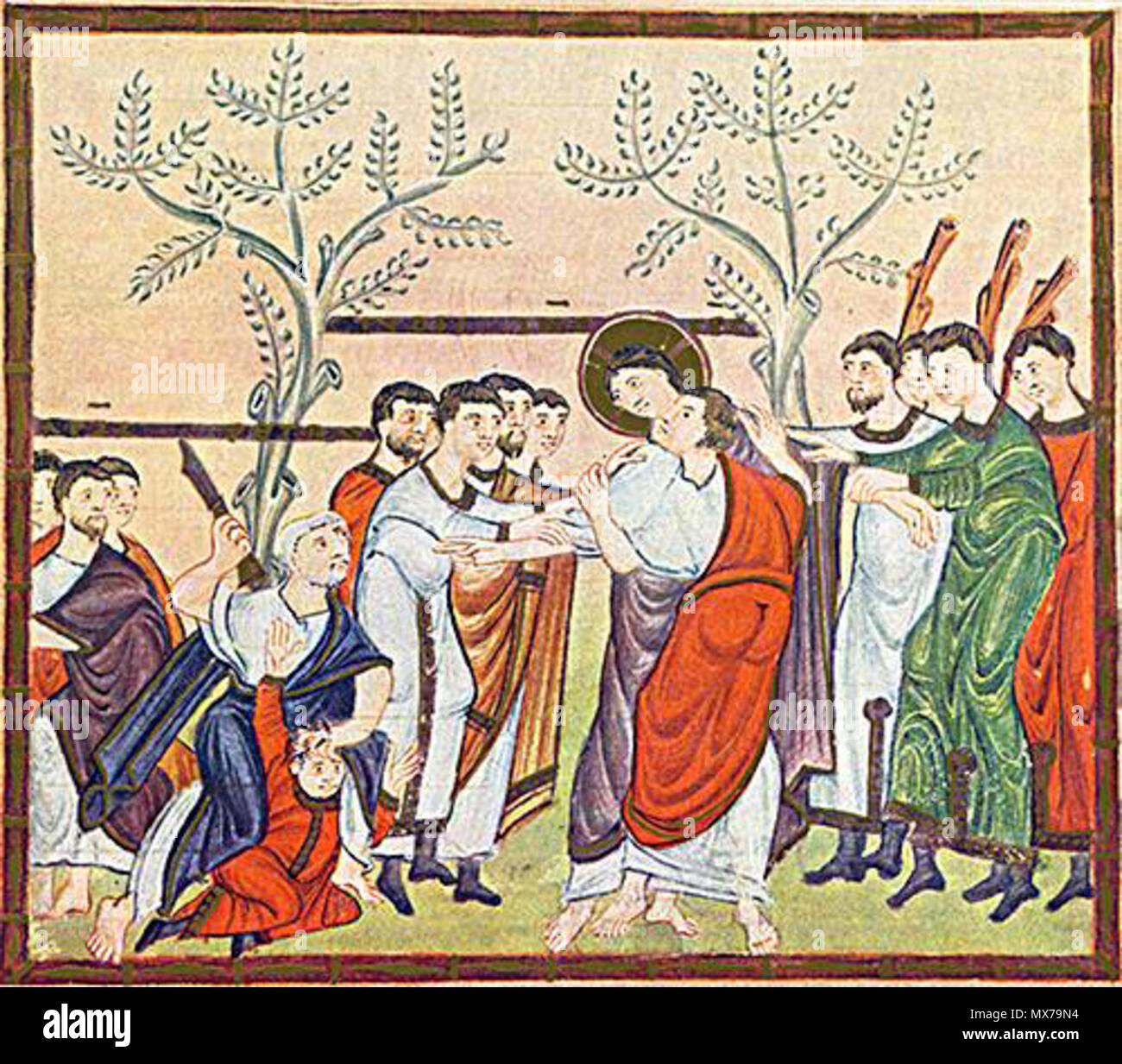 . English: Arrest of Jesus Deutsch: Die Gefangennahme Christi ...