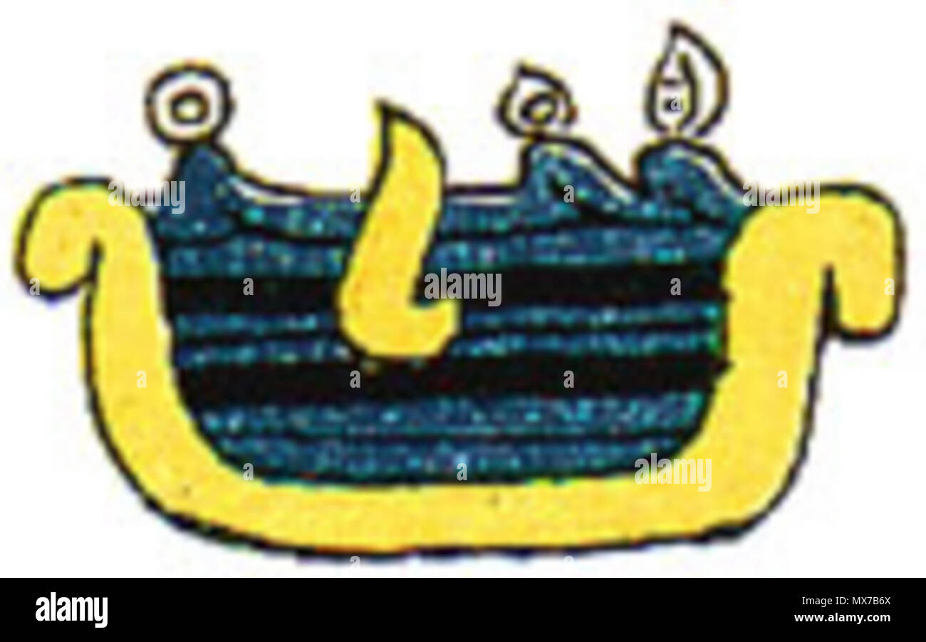 . Aztec glyph for Cuitlahuac . 1885, based on a 16th century source ...