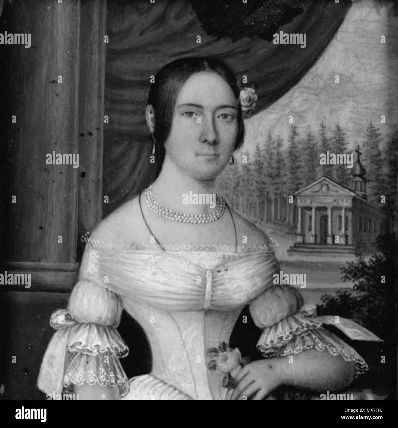 . English: Countess Grabowska of Uchorowo/Poznań . circa 1836. Unknown ...
