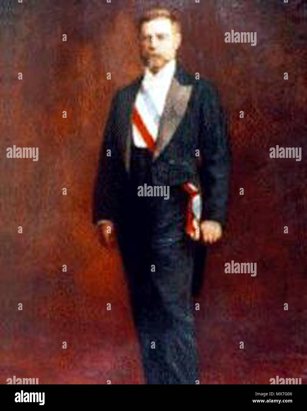 . President German Riesco . 1902. Unknown 522 German Riesco Stock Photo ...