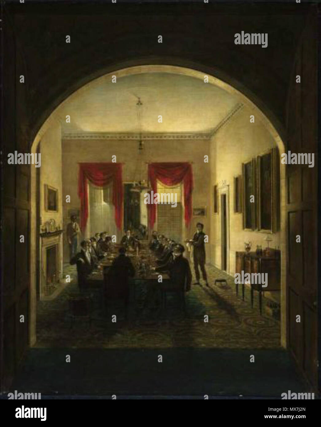 . The Dinner Party. about 1821. By Henry Sargent, American, 1770–1845 ...