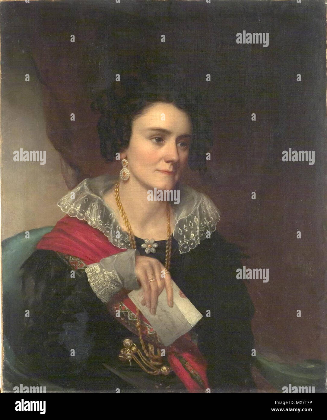 . English: Portrait of Etha Town (1809-1871) . 1826 197 Etha Town Stock ...