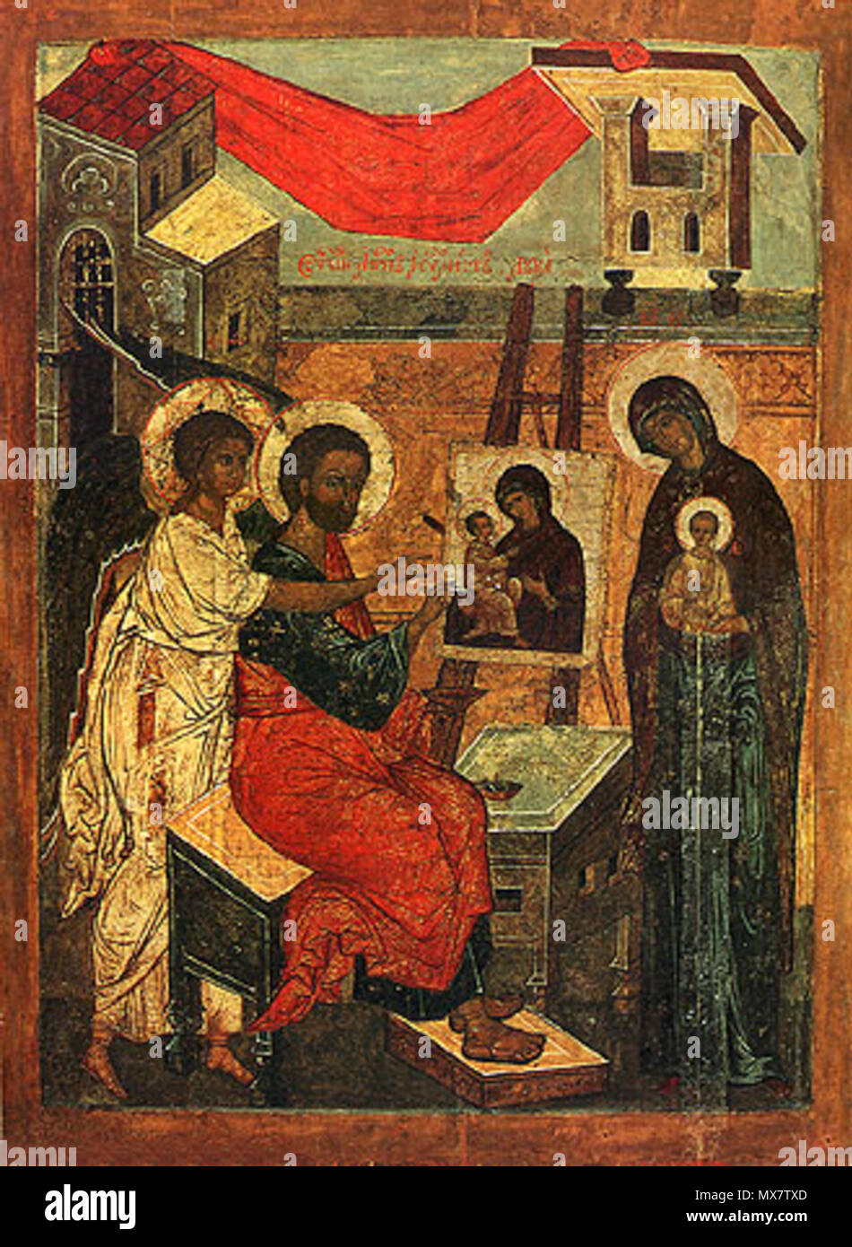Luke the evangelist painting hi-res stock photography and images - Alamy