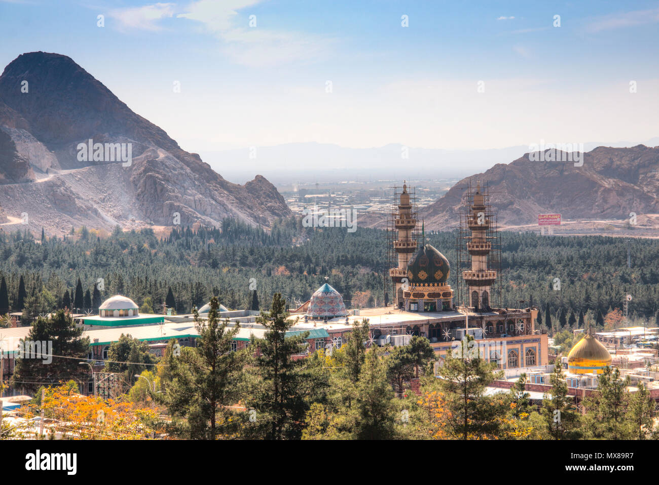 City view of the desert city Kerman in the east of Iran Stock Photo - Alamy