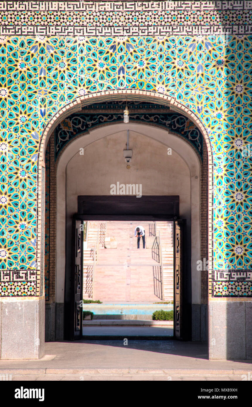 KERMAN, IRAN – NOVEMBER 2017: The Jameh mosque is the largest and most ...