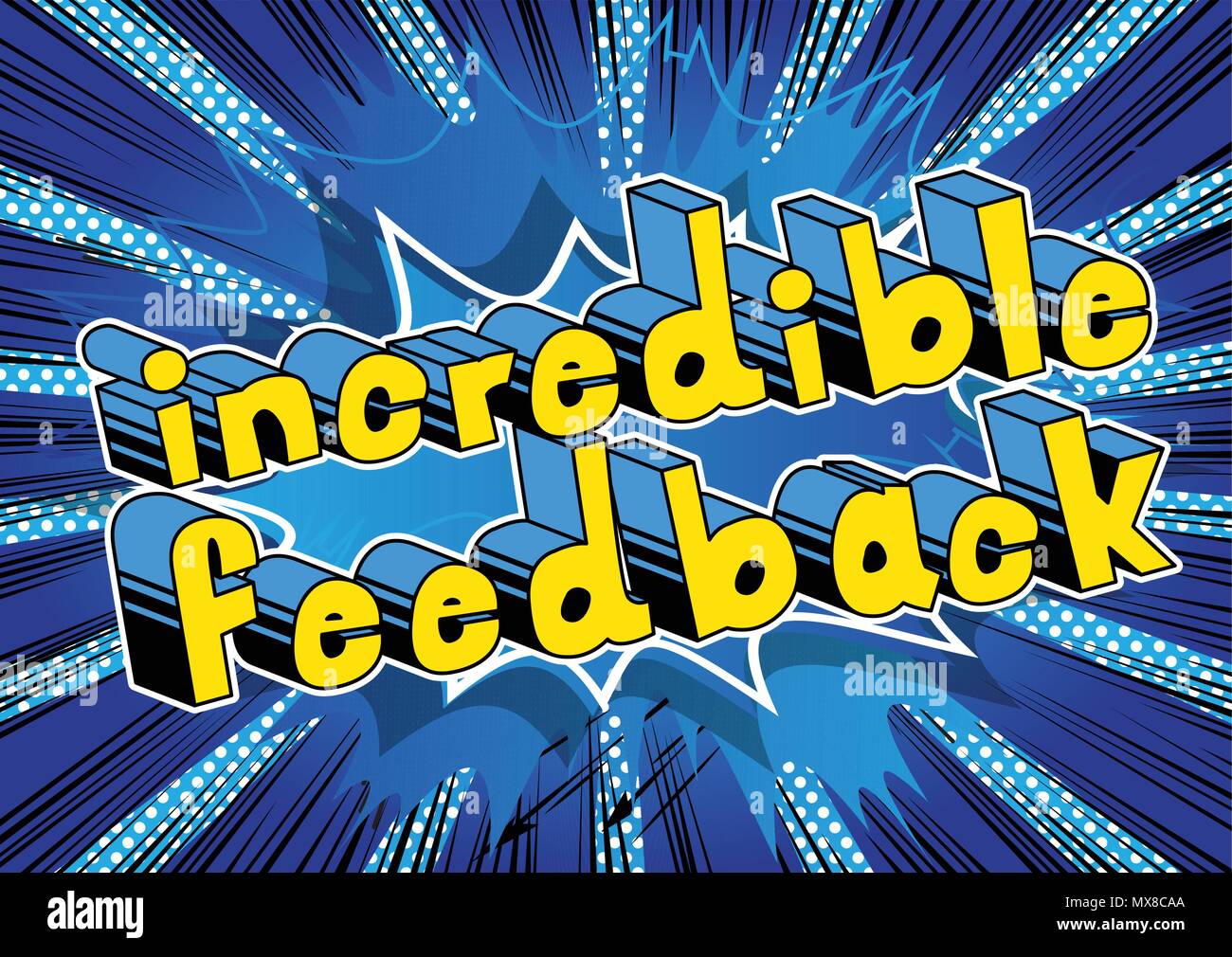 Comic pop art feedback hi-res stock photography and images - Alamy
