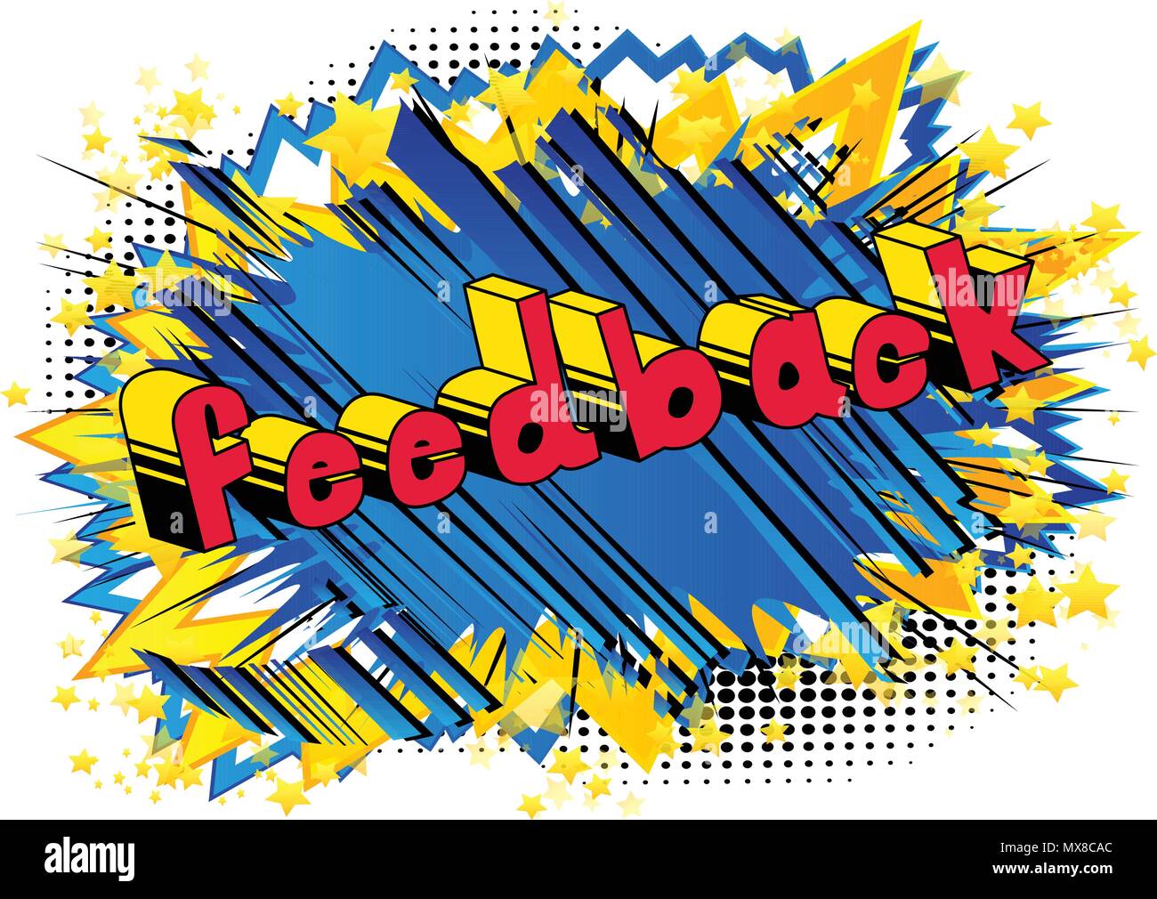 Comic pop art feedback hi-res stock photography and images - Alamy
