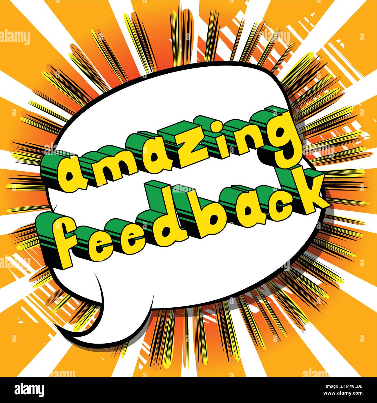 Comic pop art feedback hi-res stock photography and images - Alamy