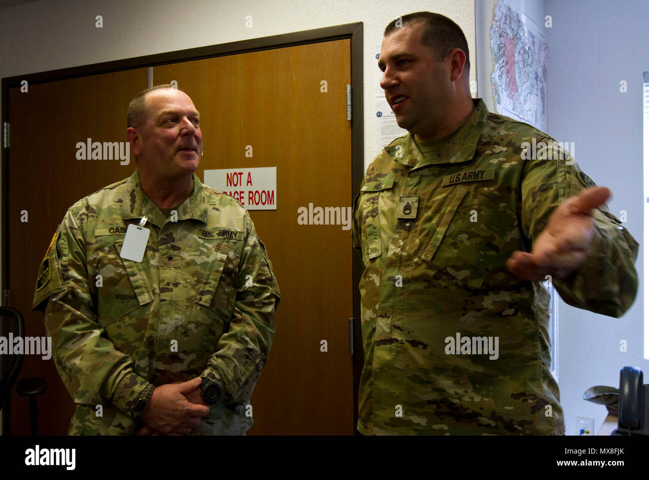 Brig. Gen. Sean Casey, director of the Maryland National Guard joint ...