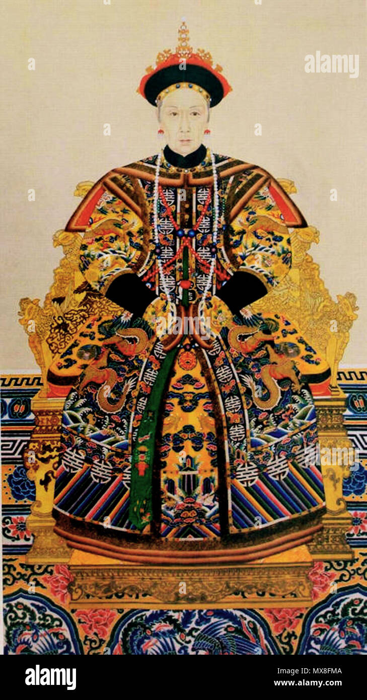 . The Official Imperial Portrait of Qing Dynasty's Empress . Qing ...
