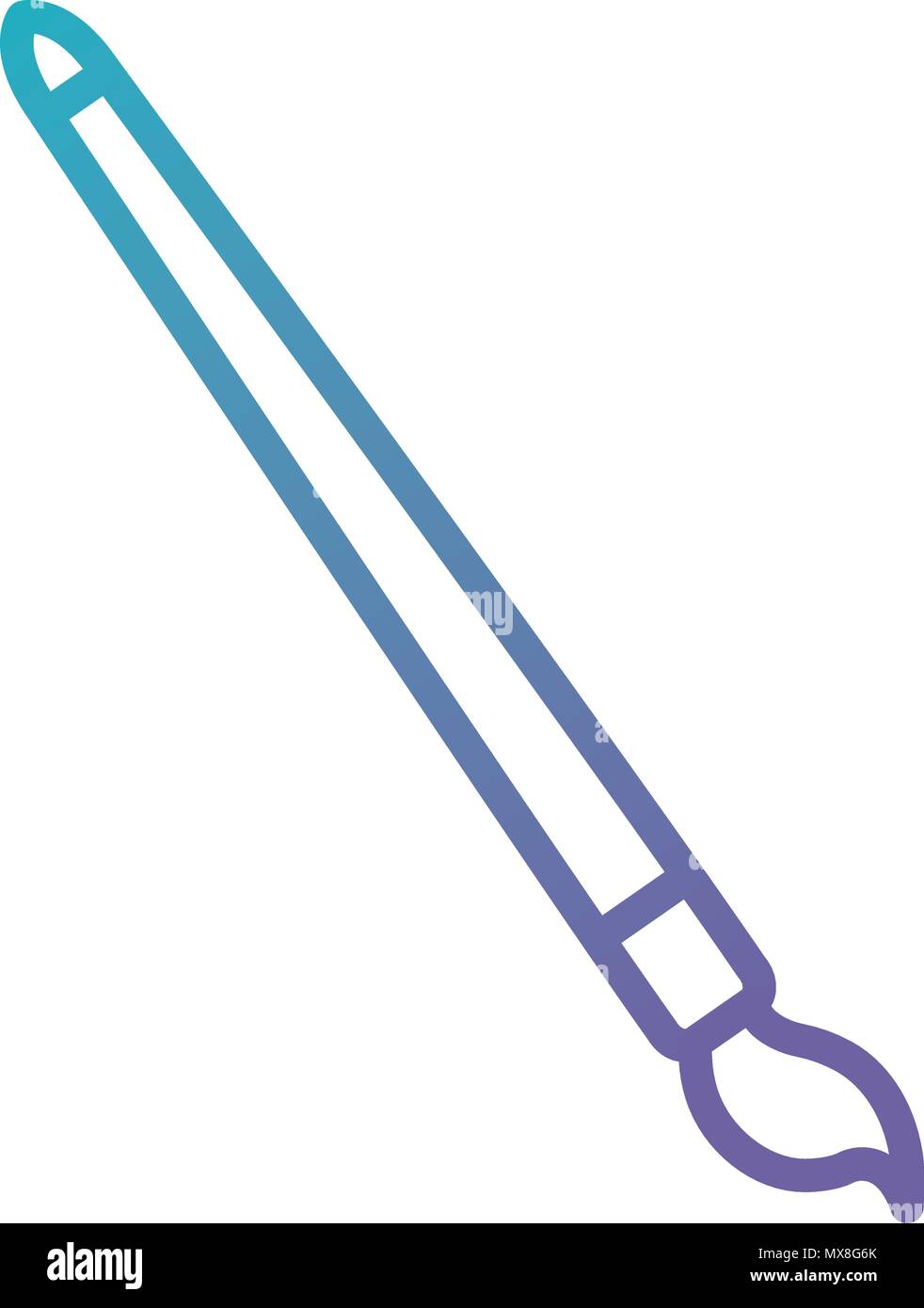 paint brush tool icon Stock Vector Image & Art - Alamy