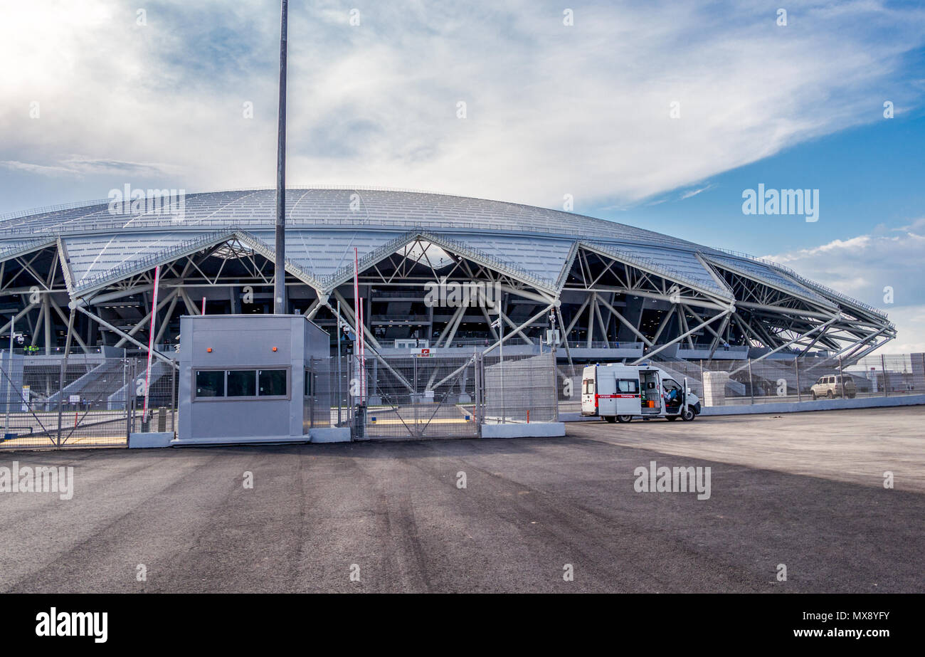Samara, Russia - May 16, 2018: Samara Arena football stadium Stock ...